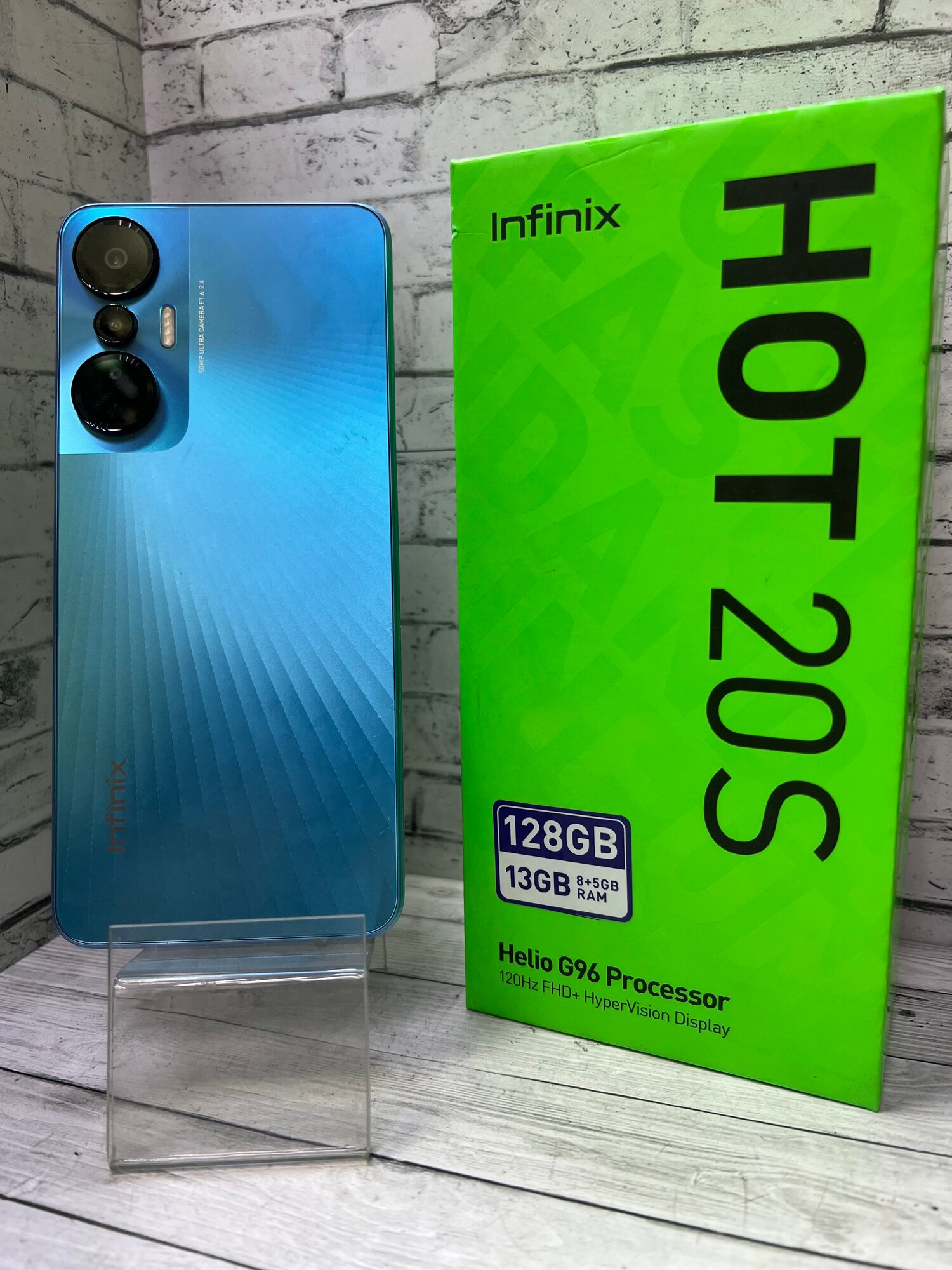 Смартфон Infinix HOT 20S 8/128 ГБ, Dual nano SIM, голубой