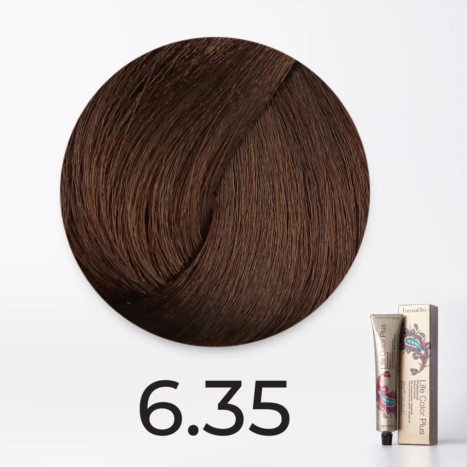 FarmaVita Краситель для волос Life Color Plus 6.35 Светлый шоколад, 100 мл