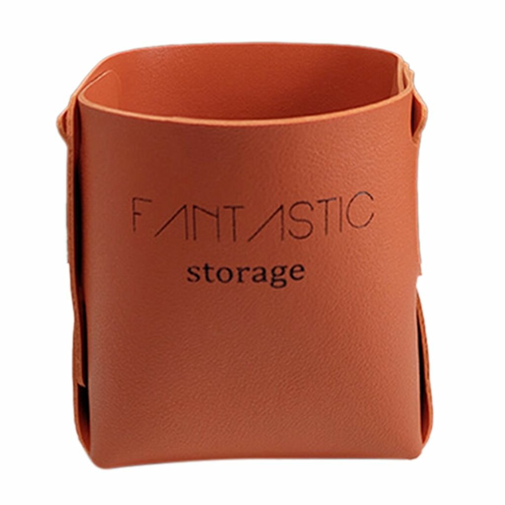 Креативный настольный ящик для хранения ручек-коричневый