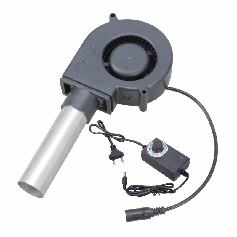 Блок питания с регулировкой скорости по европейским нормам + железный воздуховод воздуходувка 9733