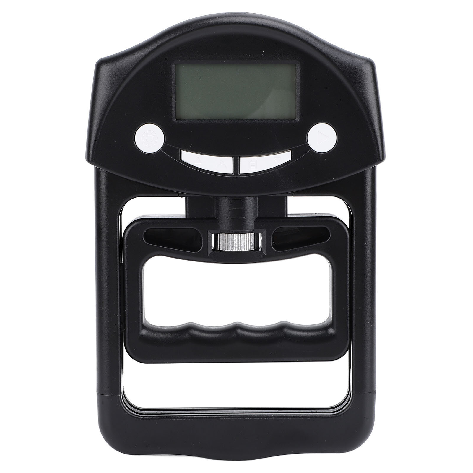 Цифровой ручной динамометр с ЖК-экраном, высокая точность, регулируемый электронный тестер силы захвата для спорта, дома, школы, черный