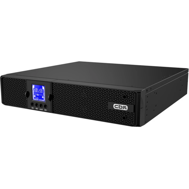 ИБП CBR [ESN-1.5KRT-8I-LCHERSC] Online 1500VA/1500W RT 8 x C13, LCD, HID-USB, RS232, EPO, SNMP slot