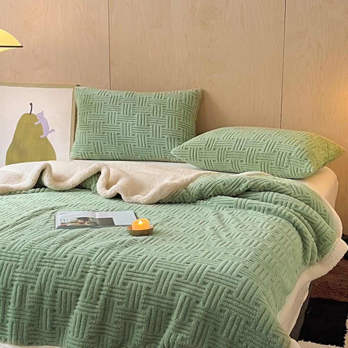 Одеяло "Blanket Sofa Blanket", двухслойное, зимнее, 180x200 см