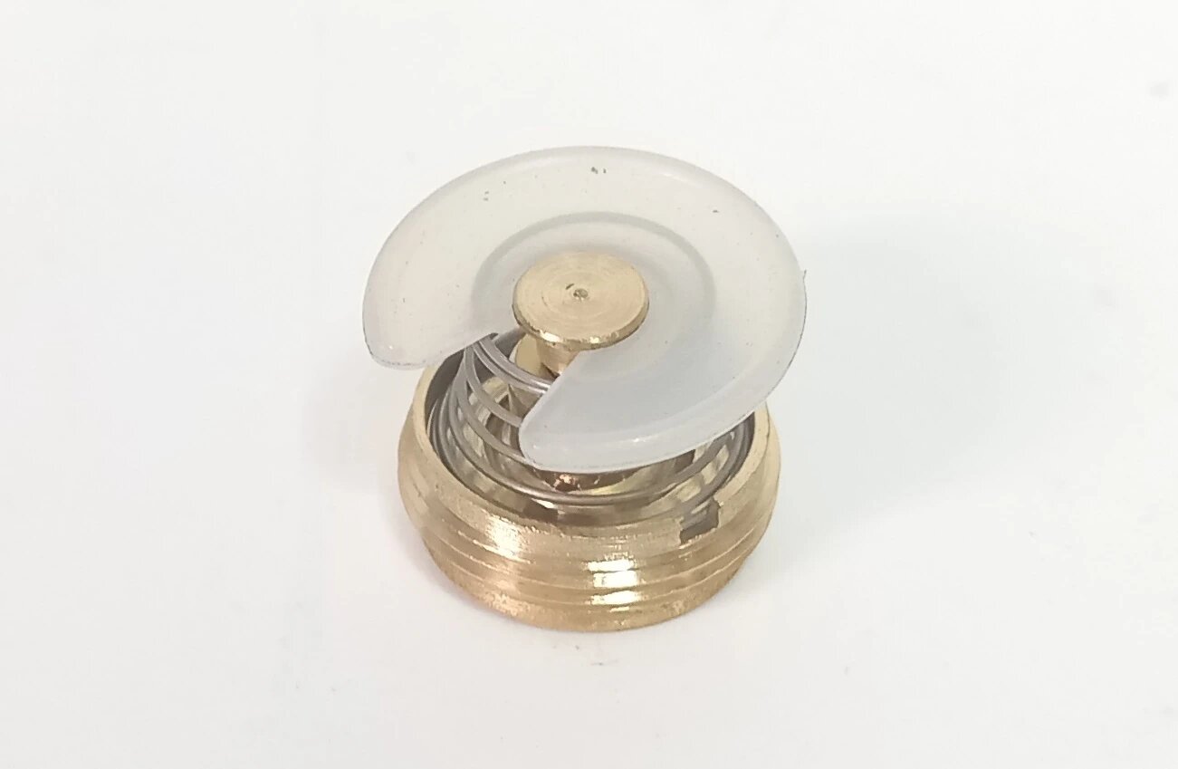 Клапан водяного узла, для водонагревателя, пластиковый наконечник, 10-12 л Латунь.