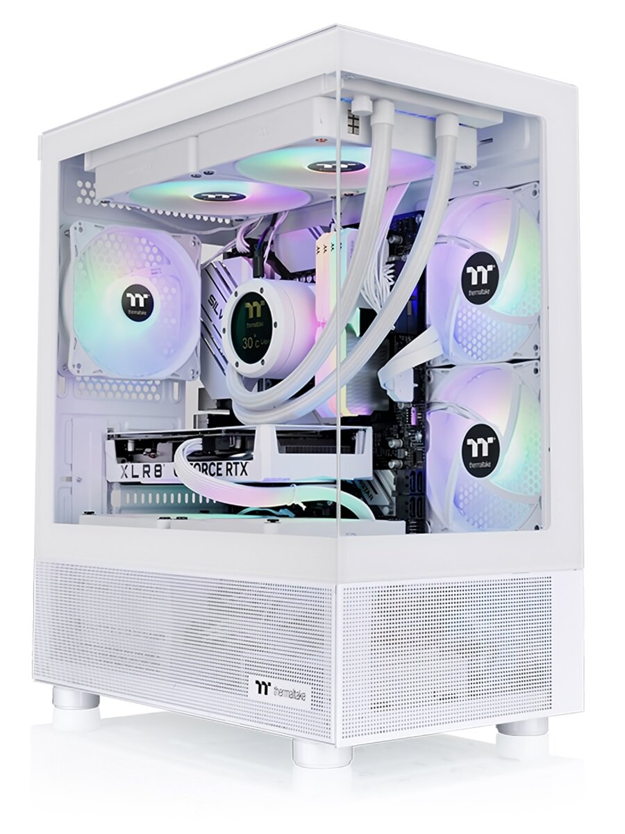 Корпус для ПК Thermaltake View 170 TG ARGB Snow (mATX, без БП, 2хUSB3.0, с окном)
