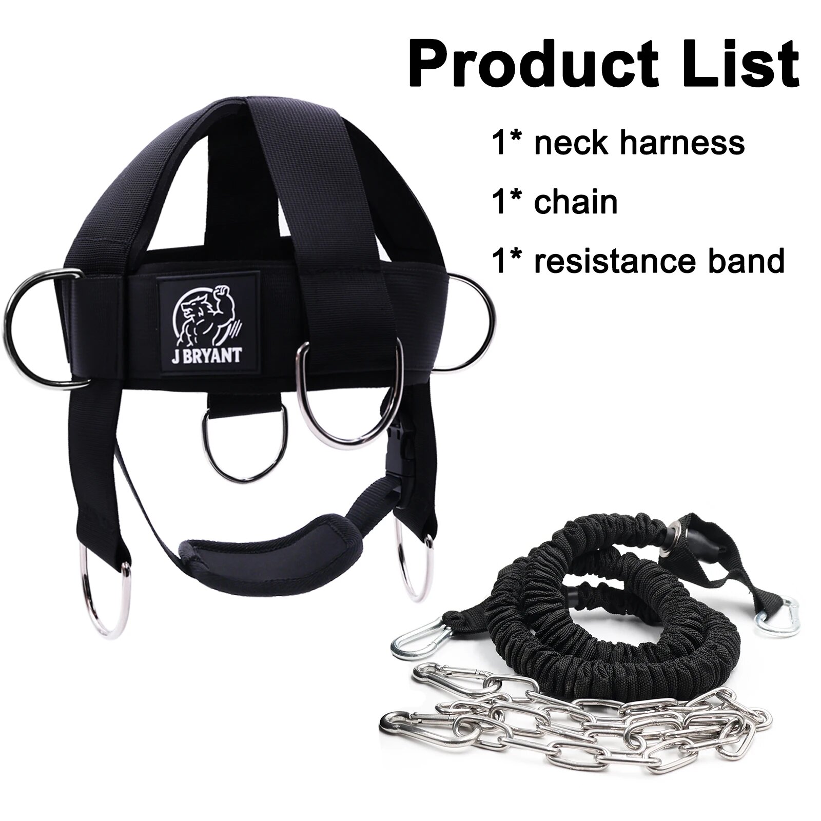 Шлейка для шеи J Bryant черный