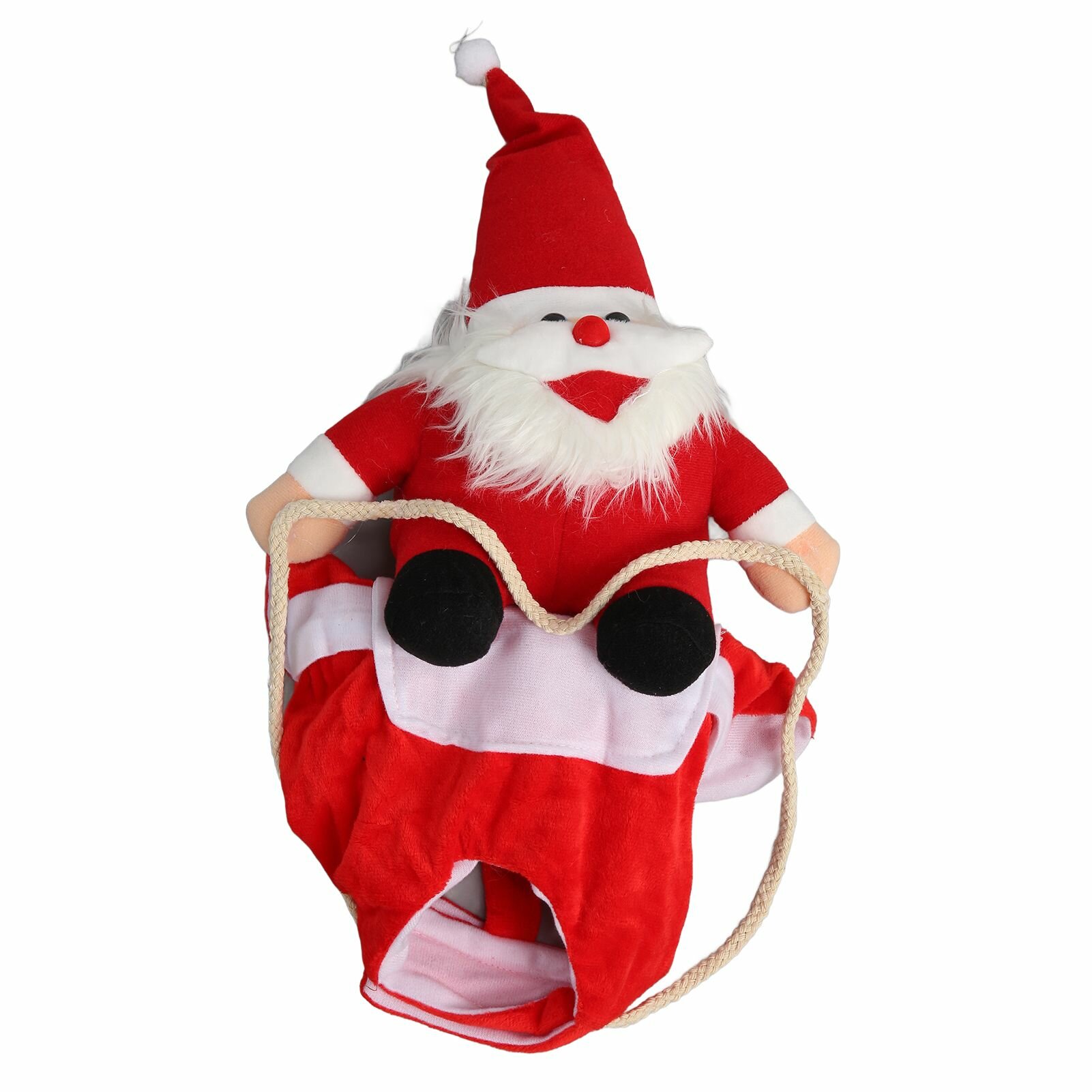 Рождественское плюшевое пальто, костюм Санты, M, для малых/средних/крупных
