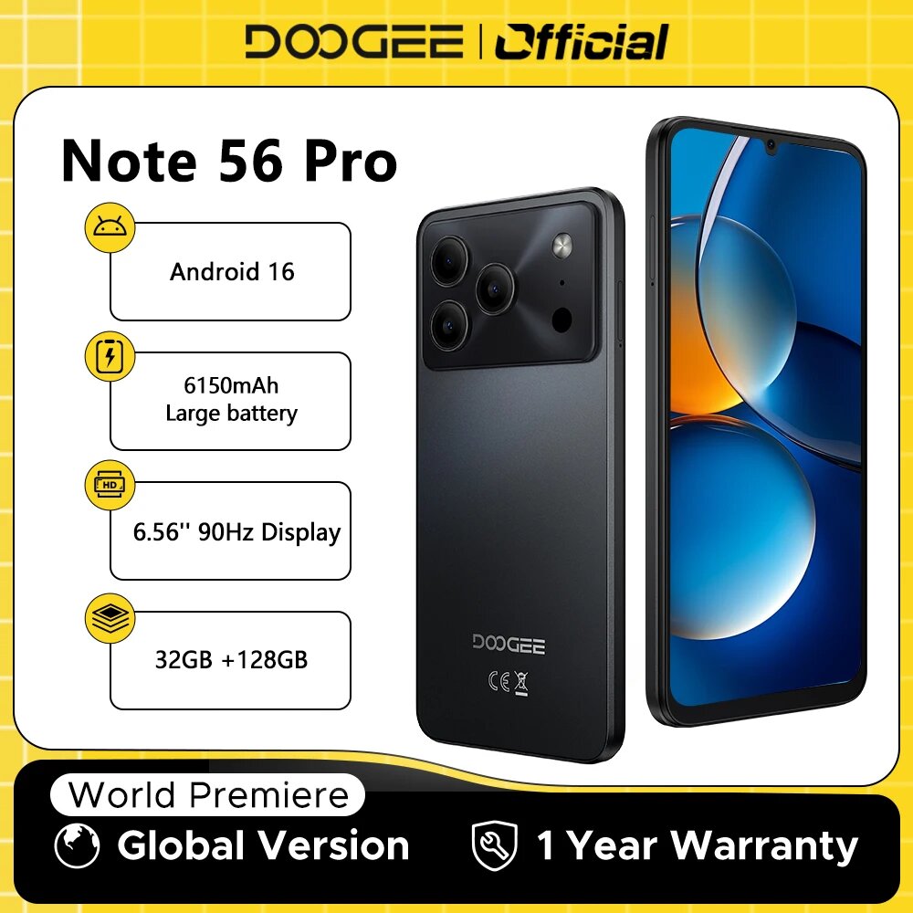 Смартфон Doogee Note 56 Pro, 4/128ГБ, global — фото 1