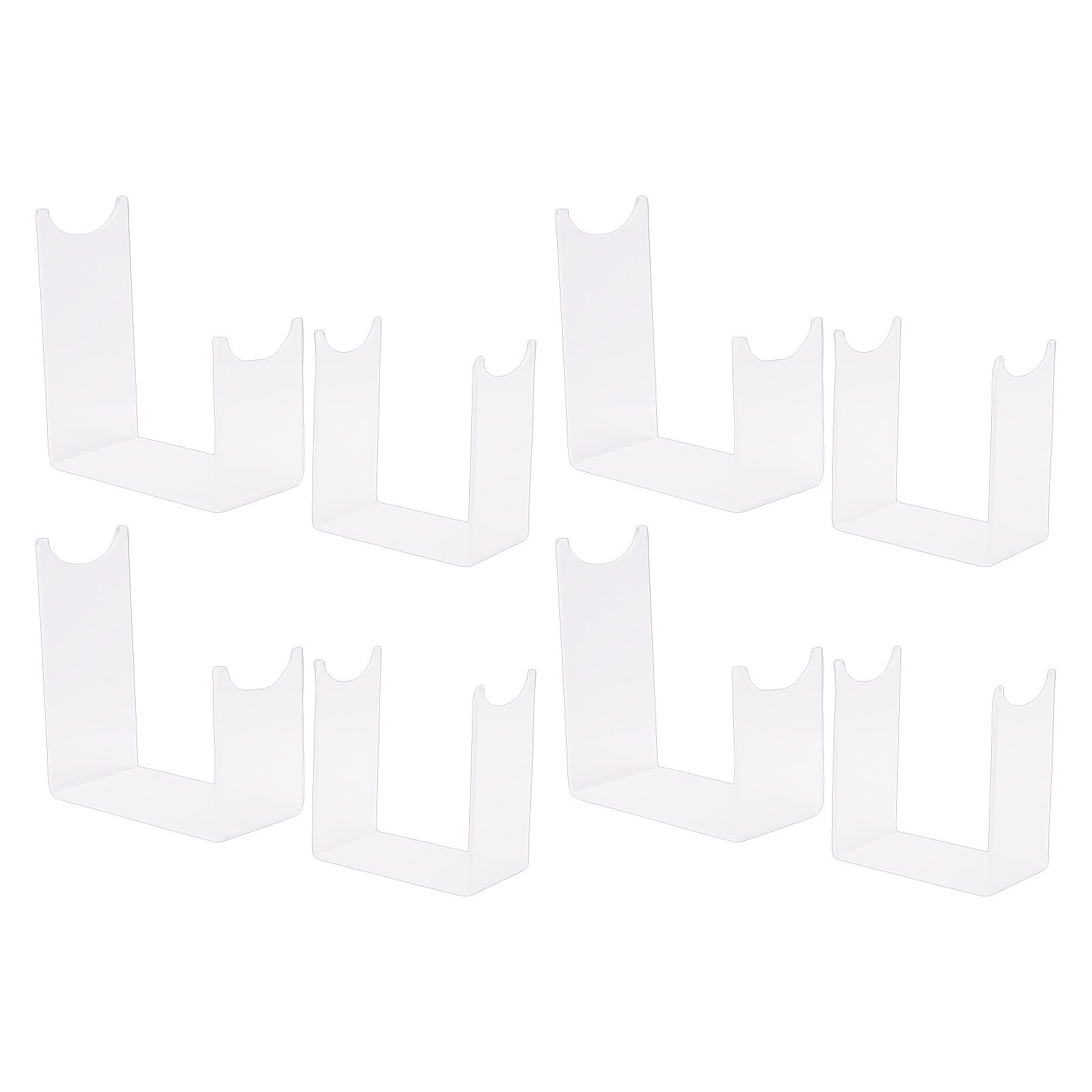 8 прозрачных акриловых подставок для демонстрации оленьих рогов, идеально подходящих для рождественского и зимнего украшения дома.