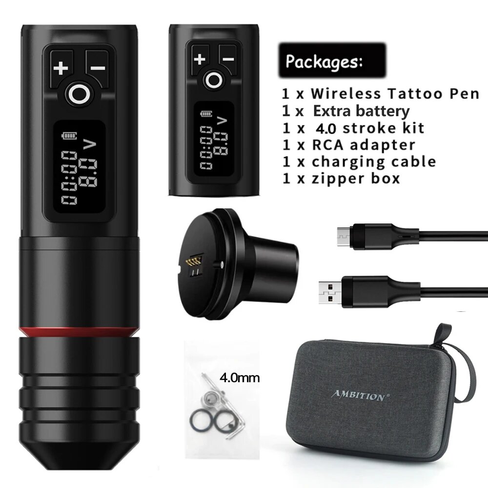 Беспроводная тату машинка Ambition Ninja Pro 2 Kit