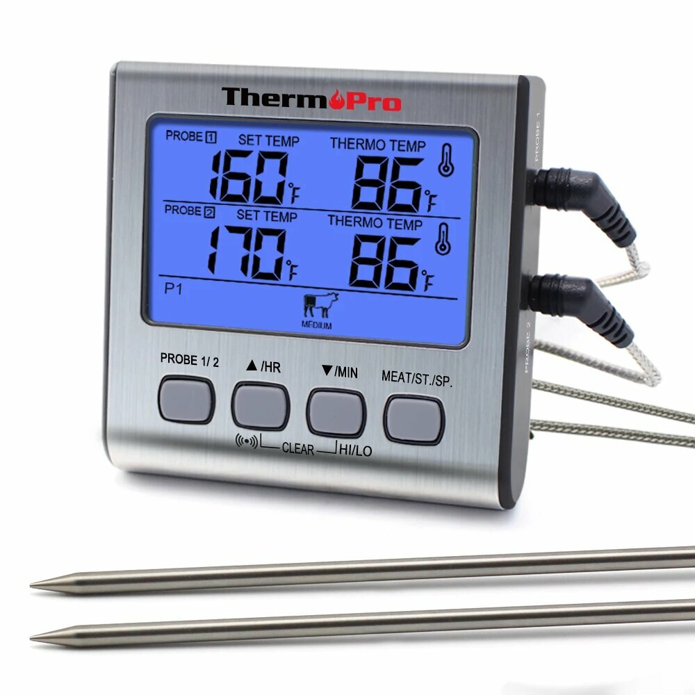 ThermoPro TP17 Термометр для мяса, TP17-Sliver
