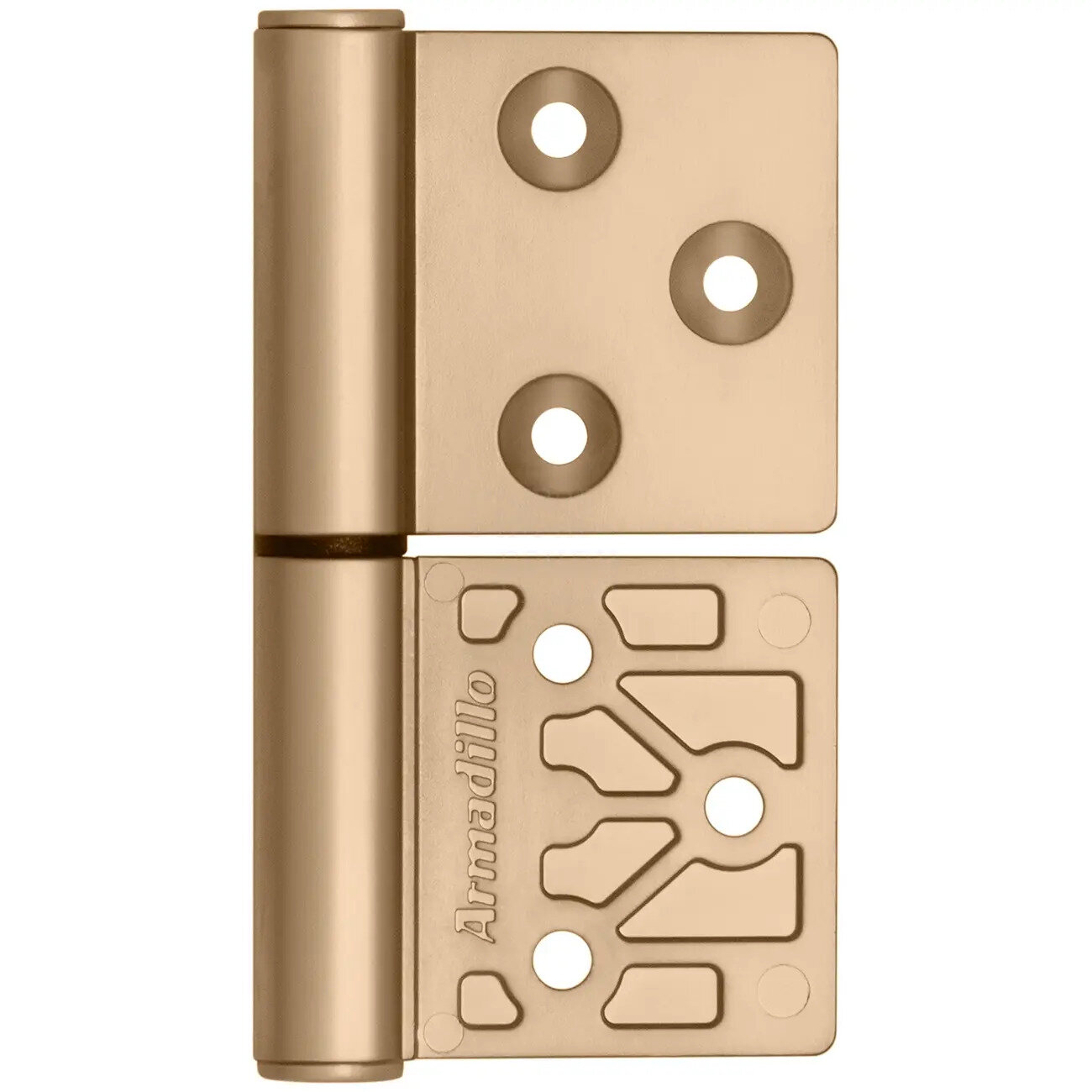 Петля Armadillo (Армадилло) универсальная флажковая FL. IN3800. UR флорентийское золото