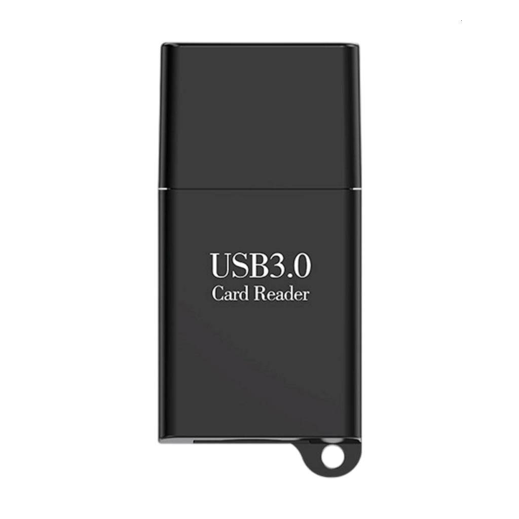 USB 3.2 Gen1 Card Reader, Черный - USB A3.0