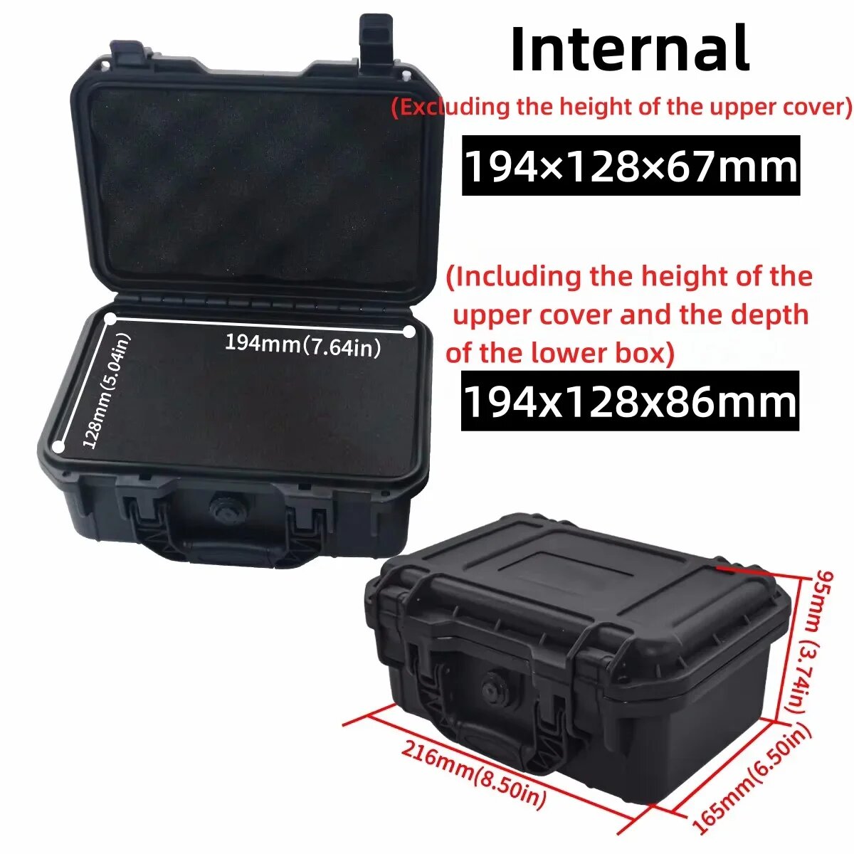 Водонепроницаемый кейс FNICEL 216x165x95mm