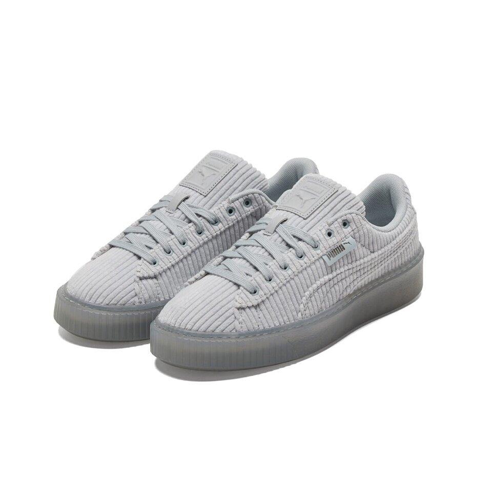 Кроссовки PUMA Basket, размер EU 39 стопа (25CM), серый — фото 1