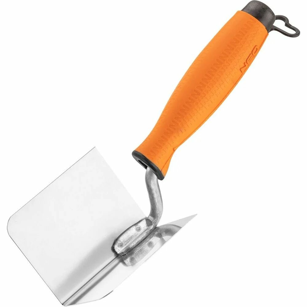 Мастерок для внутренних углов NEO Tools штукатурный, нержавеющий, 80 мм, двухкомпонентная рукоятка 50-155