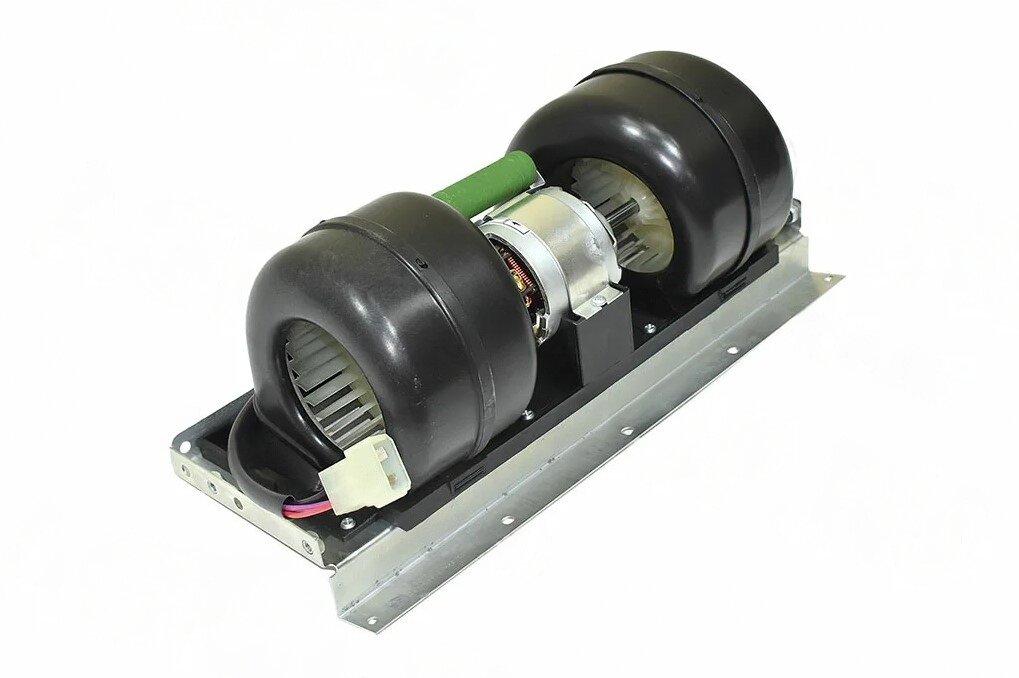 Блок вентиляторный МАЗ-6430, 104, МТЗ, амкодор отопителя салона 24V радиоволна ЭВ242О2