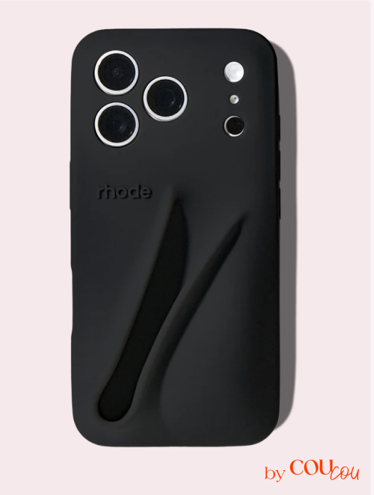 Чехол на iPhone 17 Pro Rhode Lip Сase, черный (материал-силикон)