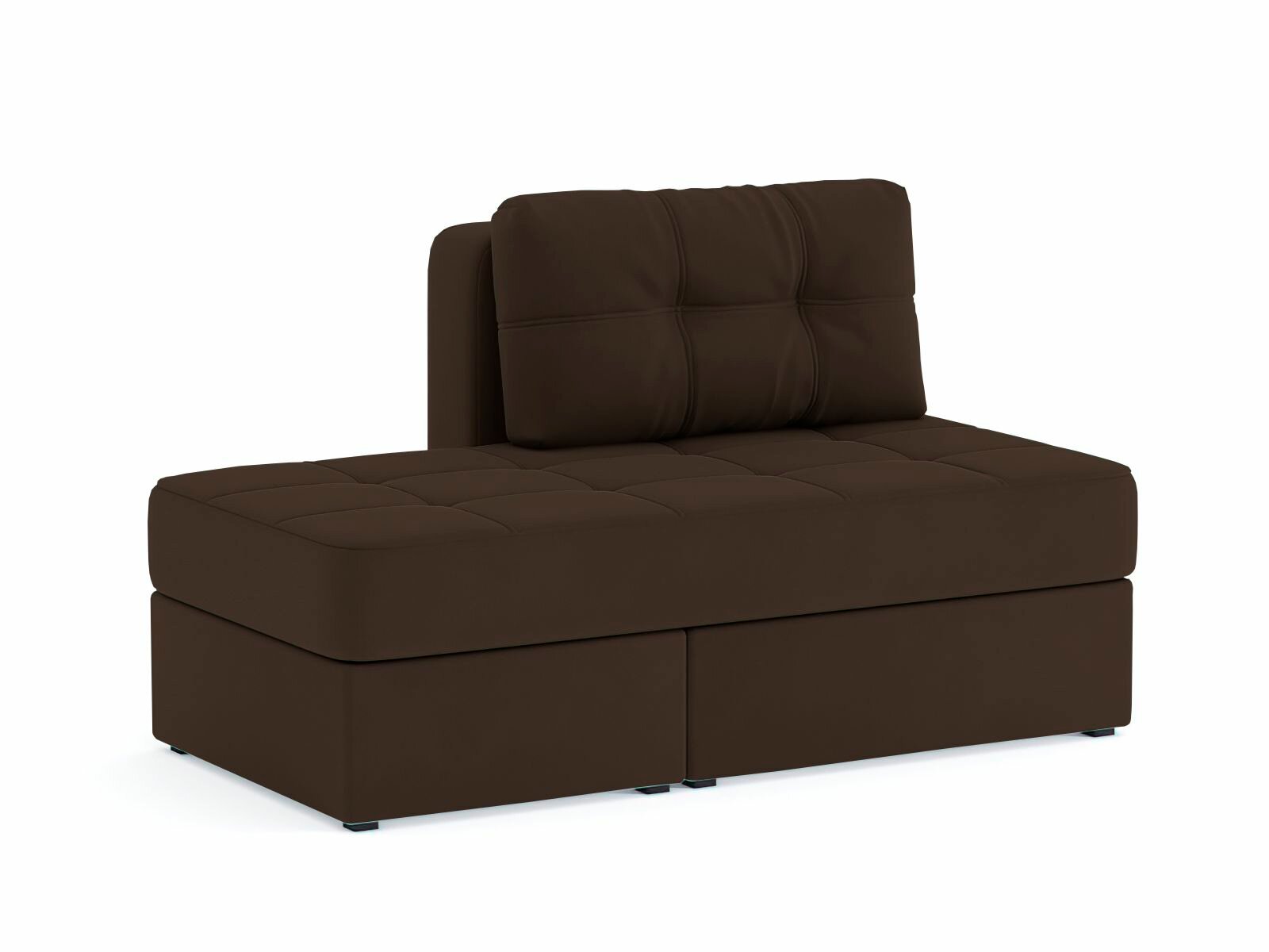 Диван - кровать Оливер Уно, еврокнижка - трансформер, 127*93*92, велюр Зара Браун 20