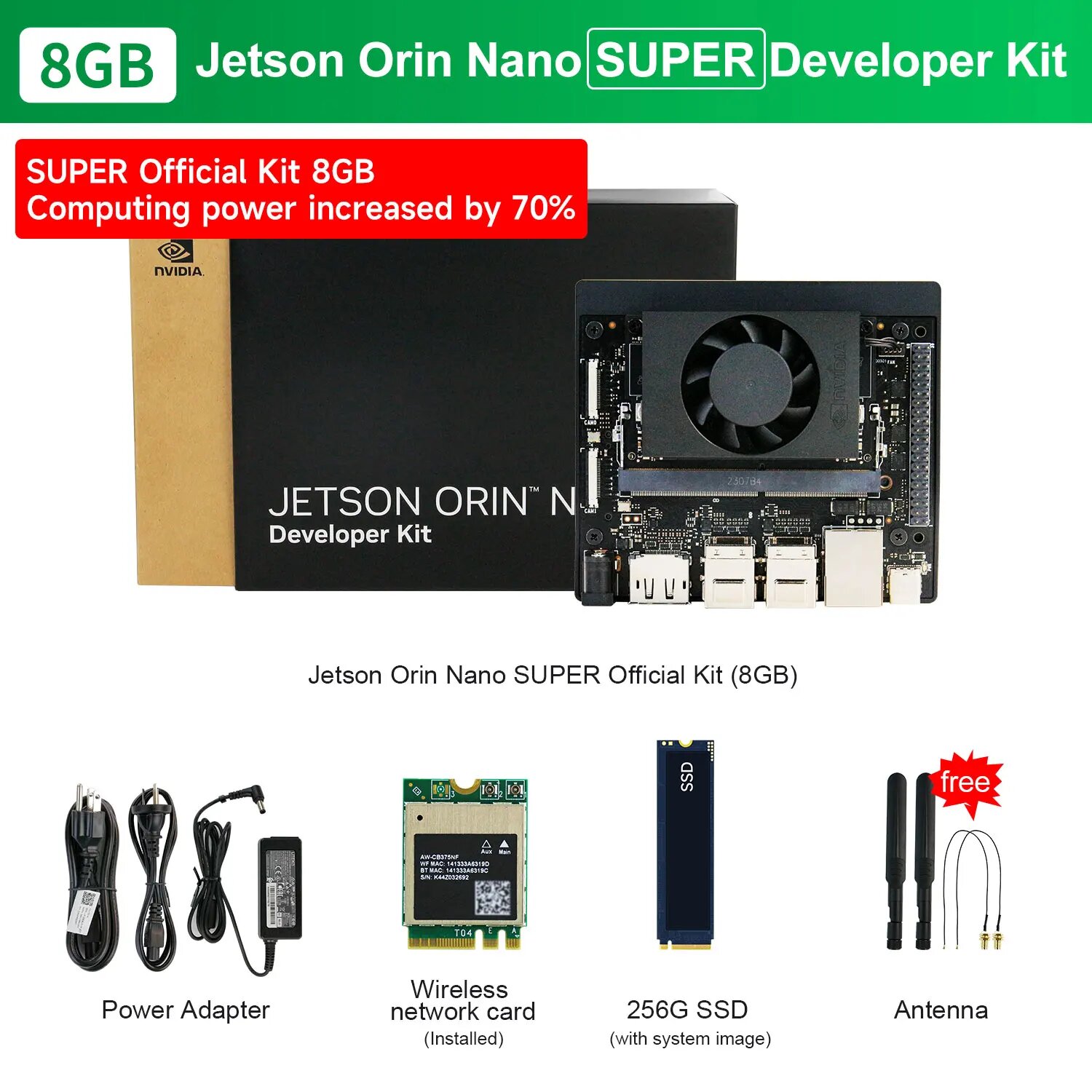Jetson Orin Nano SUPER 8ГБ Developer Kit