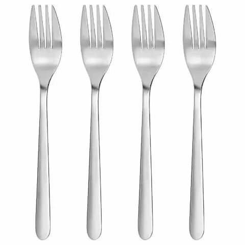 Набор столовых приборов 4 предм. серебристый