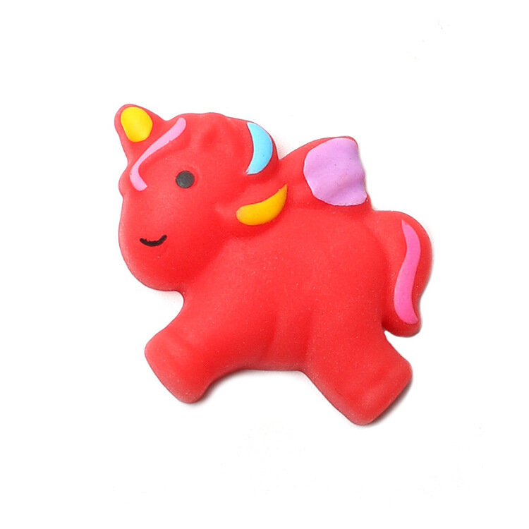 2024 Взрывная игрушка трансграничная горячая распродажа Красный бегущий единорог