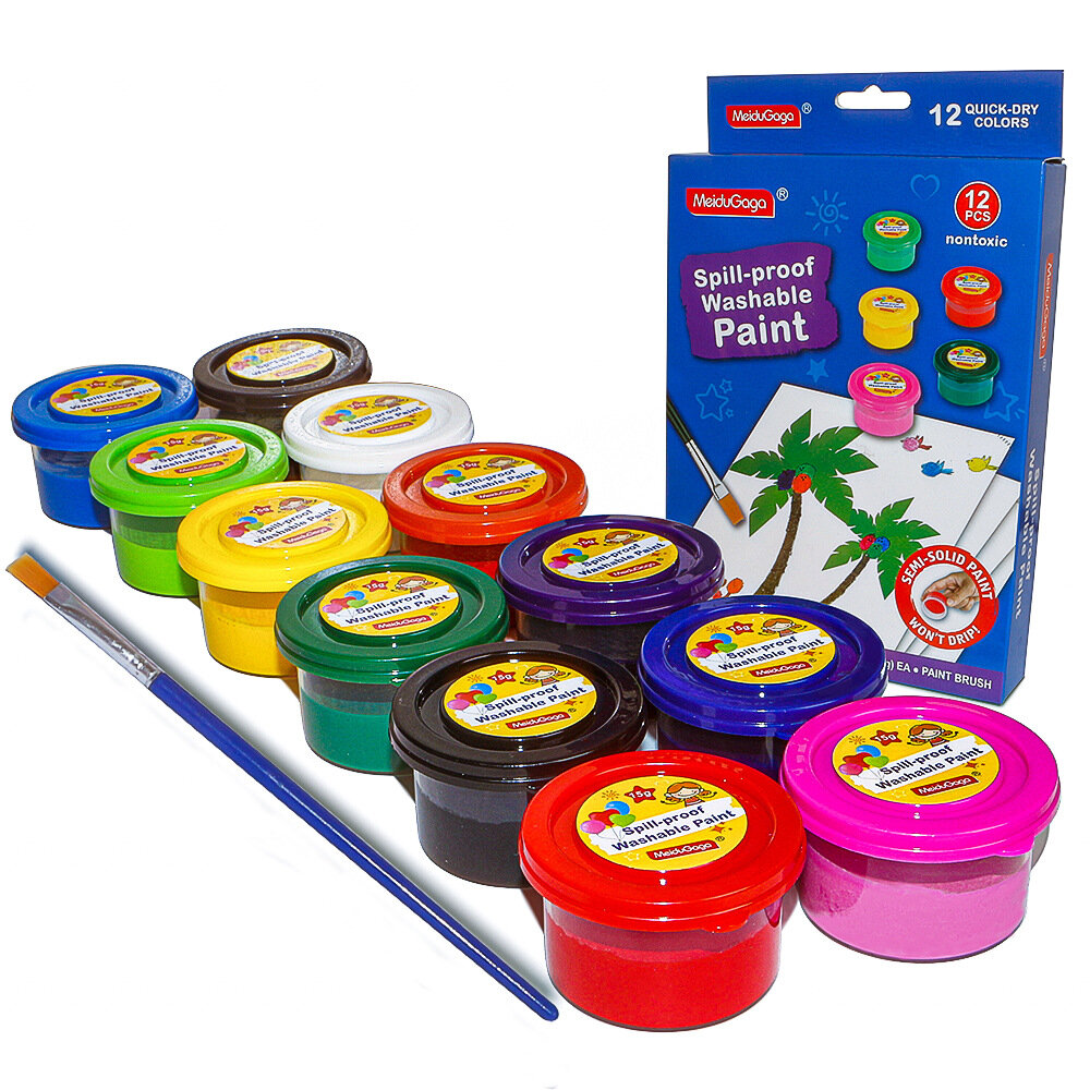 Набор граффити полутвердый, водорастворимая формула краски, смываемая, для DIY рисования, трансграничные поставки