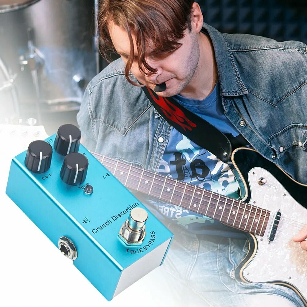 Аксессуары для педалей электрогитары из алюминиевого сплава, тюнер, гитарные педали