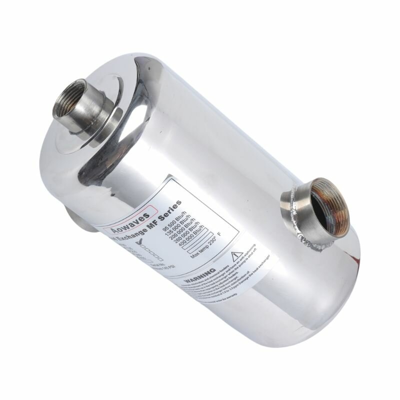 Теплообменник для плавательного бассейна мощностью 24 кВт, устройство передачи горячей и холодной воды из нержавеющей стали, теплообменник гидромассажной ванны, 3Т тепла