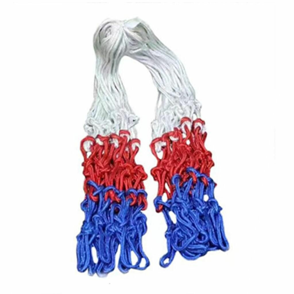 Толстая сетка для баскетбольного кольца для всех погодных условий, прочная плетеная сетка для замены баскетбольной сетки, 3 цвета