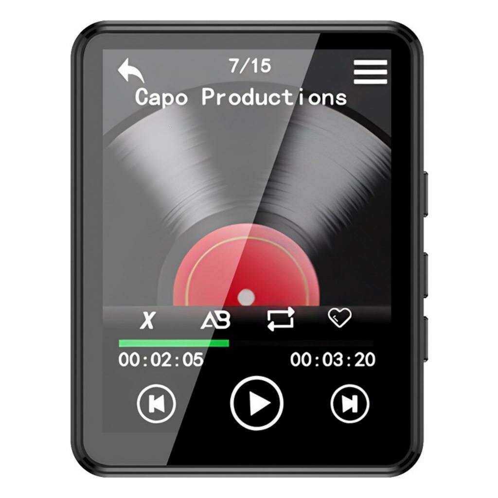 MP3-плеер с Bluetooth и 2,4-дюймовым сенсорным экраном, 8GB