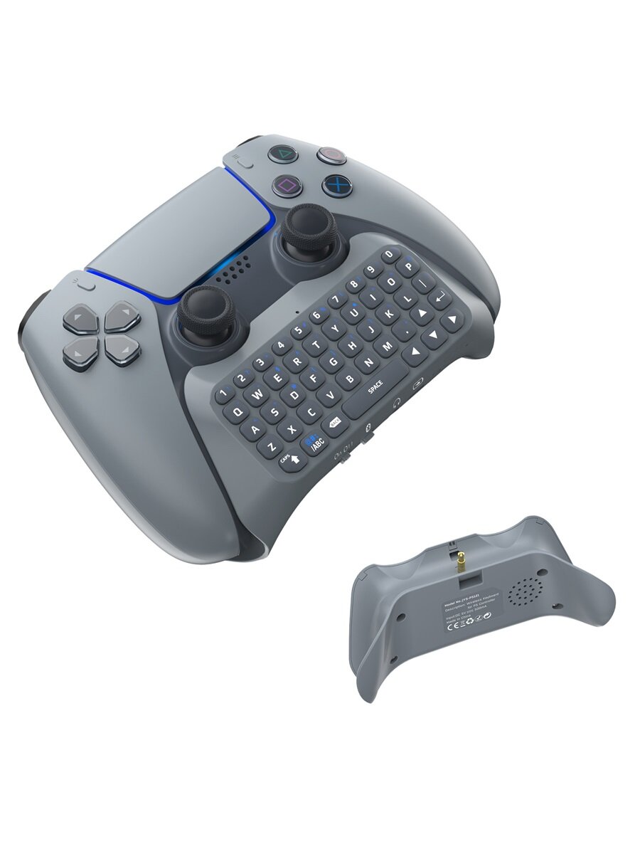Беспроводная клавиатура для PS5 Ручка контроллера Bluetooth Внешняя клавиатура для Playstation5 ChatPad Bluetooth Клавиатура