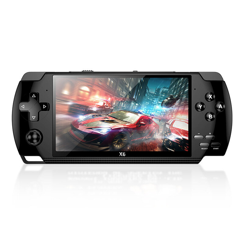 Улучшенная портативная игровая консоль X6 для внешней торговли, 4.3inch цветных экранов, 128-битная аркадная GBA, детская игрушка, портативная консоль FC