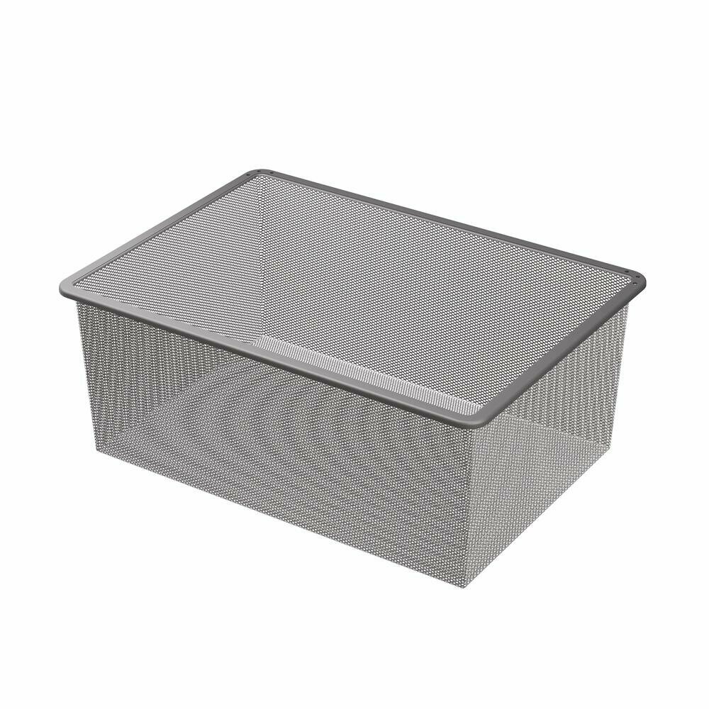 Корзина мелкосетчатая Лион 54.2x38.3x18.5 см цвет серый
