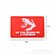 Красный патч ПВХ "So You Wanna Be a Frogman" 8x5 см