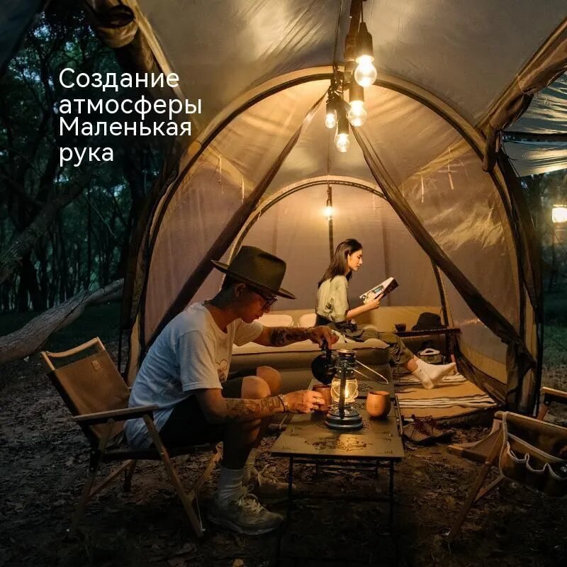 Светильник подвесной Naturehike NH21ZM002, светодиодный для палатки, 2 Вт, 170 мм — фото 1
