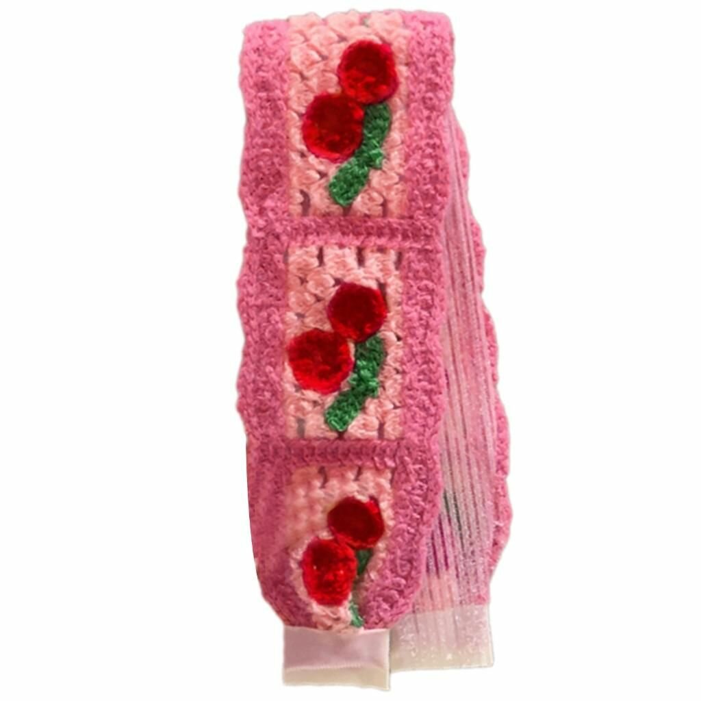 Винтажная вязаная повязка на голову, Удобная лента для волос, Головной убор для причесок