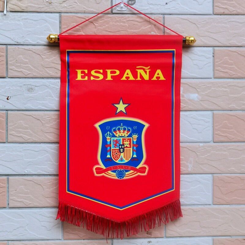 Флаг для фанатов футбольной команды Чемпионата мира, Дания, Германия, Франция, Португалия, пентаграмма, обмен, барное украшение