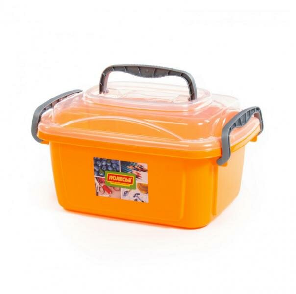 Полесье Контейнер №55 с крышкой 370х255х207 мм, 8,6 литра 73310 с 3 лет