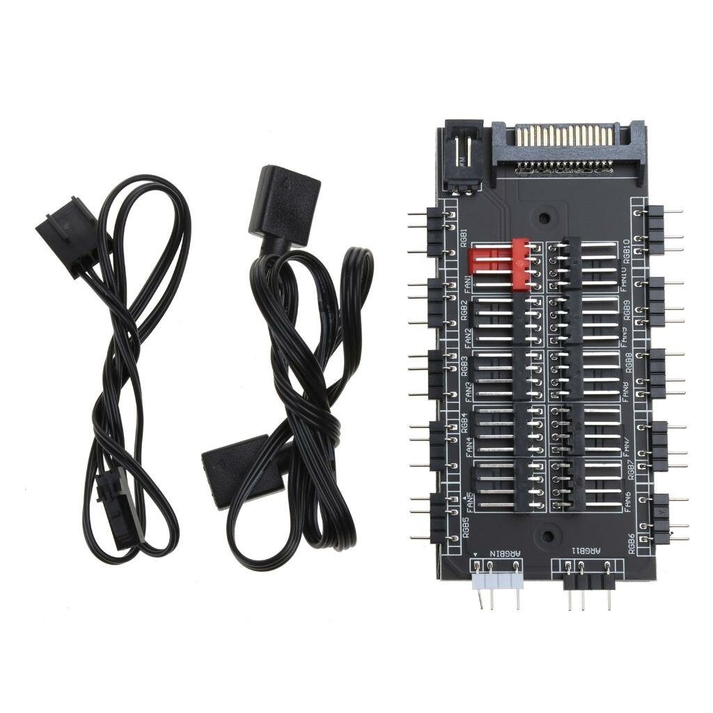 Контроллер RGB и магнитный хаб 10 портов