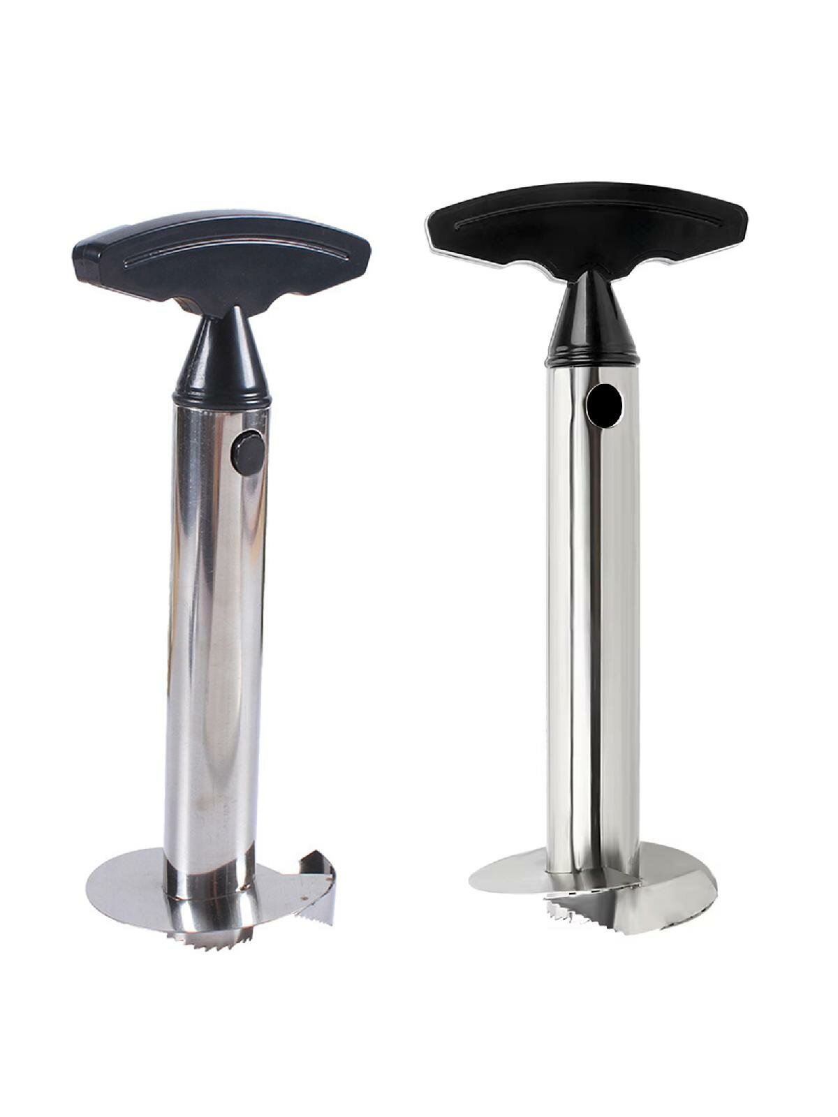 Инструмент из нержавеющей стали с вращающимся лезвием для удаления сердцевины из ананаса