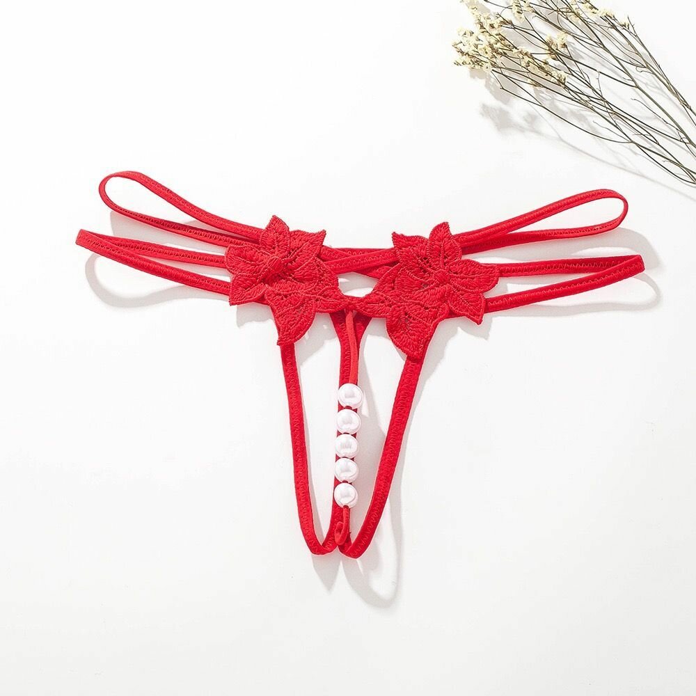 Женские трусики с открытым промежностью Pure Desire, веселые, дышащие, прозрачные стринги, поднимающие бедра, эмоциональные, удобные, с бусинами, ультратонкие