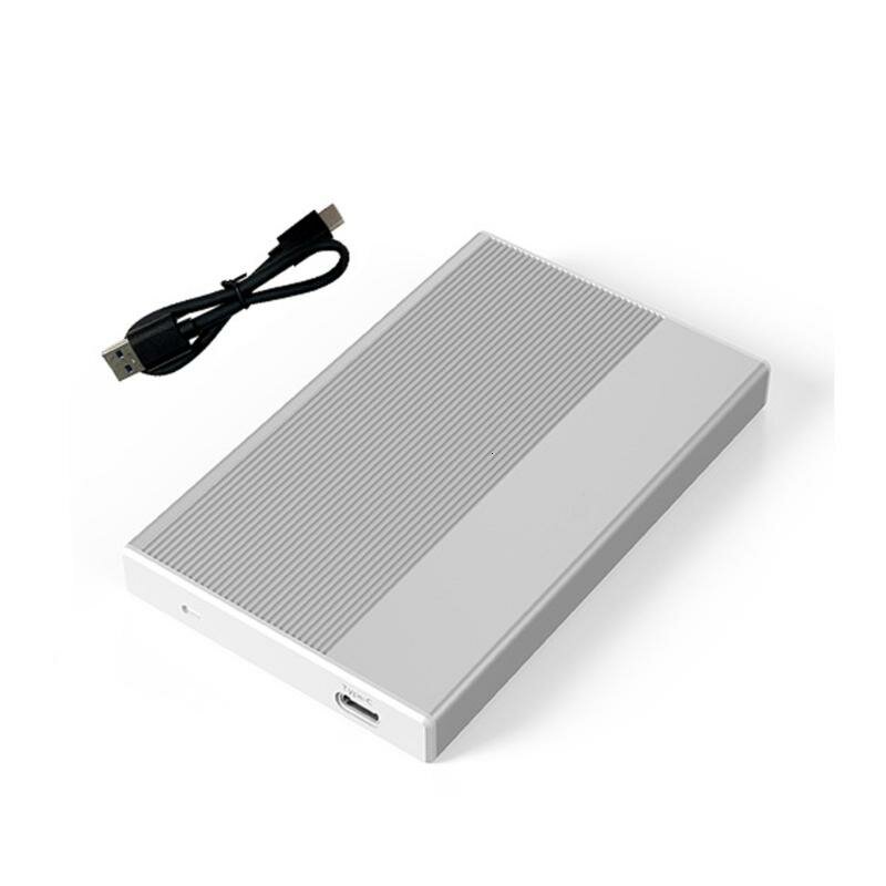 Внешний корпус для 2.5-дюймового SATA SSD и HDD с USB 3.0, Серебро