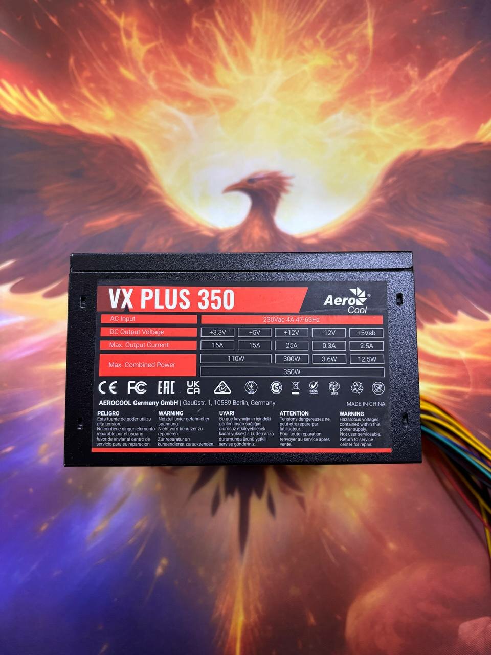 Блок питания 350W AeroCool VX PLUS 350