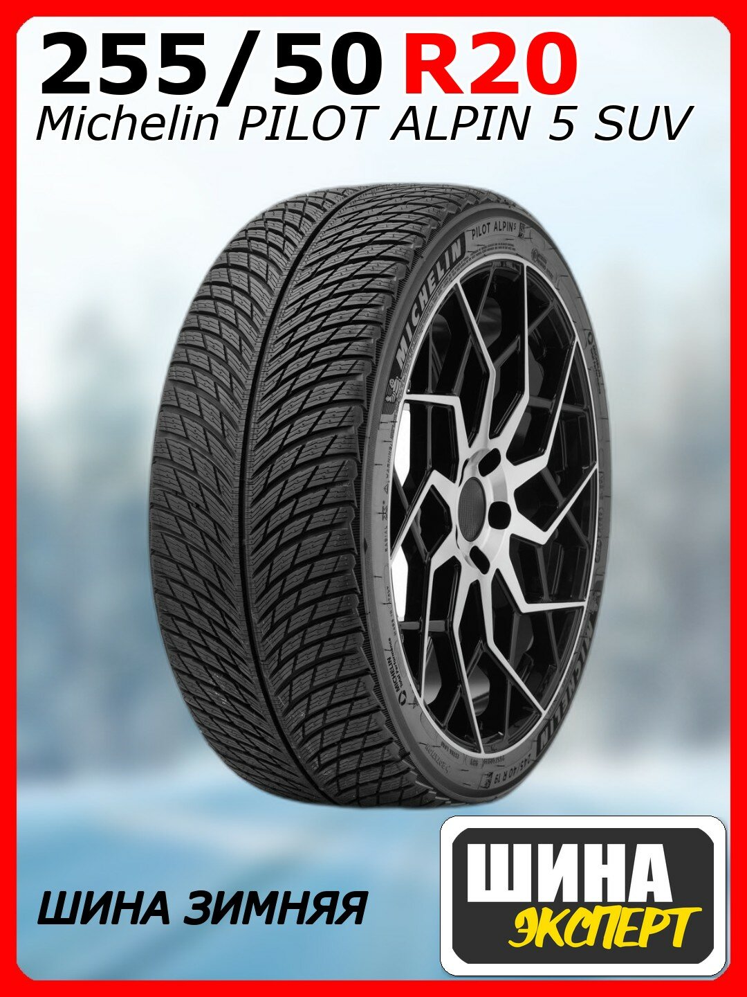 Шина зимняя нешипованная Michelin 255/50/20 V 109 PILOT ALPIN 5 SUV XL для легковых автомобилей 34263