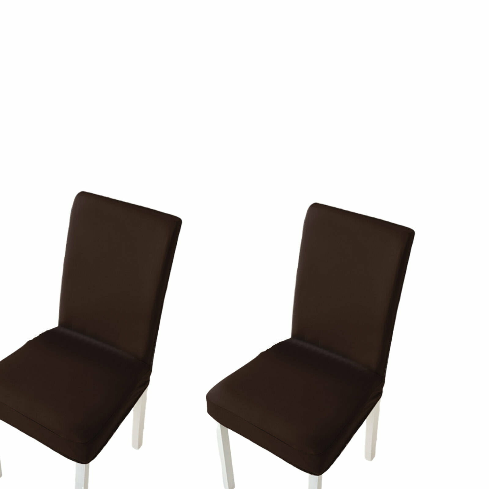 AUQ Чехлы для стульев, стильный дизайн, чехлы для сидений, легко чистятся, предотвращают износ стульев, коричневый