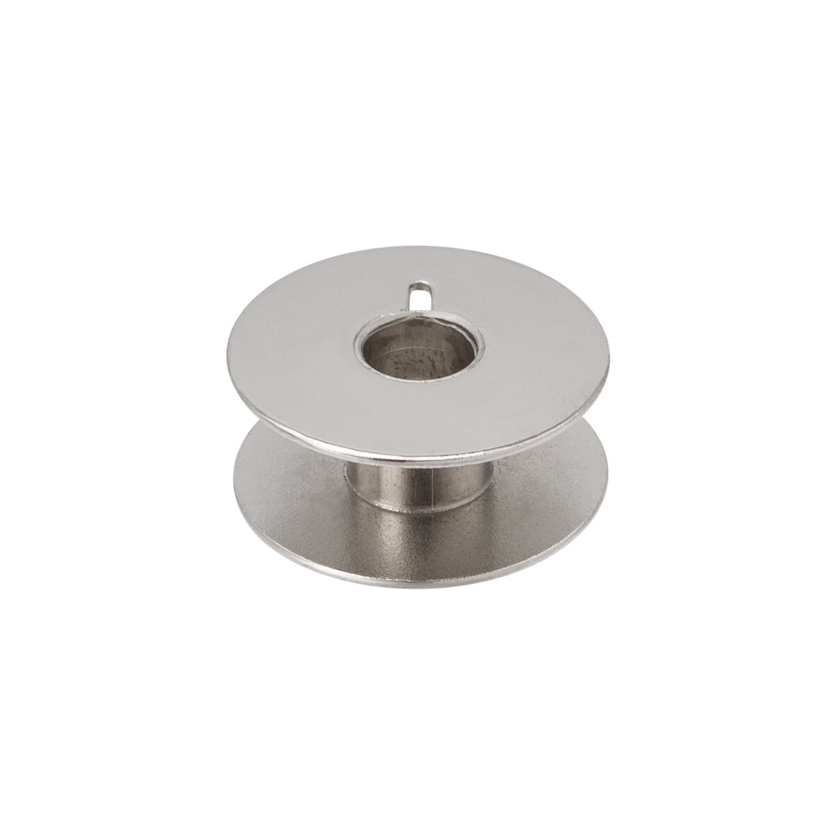 Шпульки для швейных машин, 10 шт, диаметр 20,7 мм, высота 8,8 мм, металл, цвет никель, Айрис