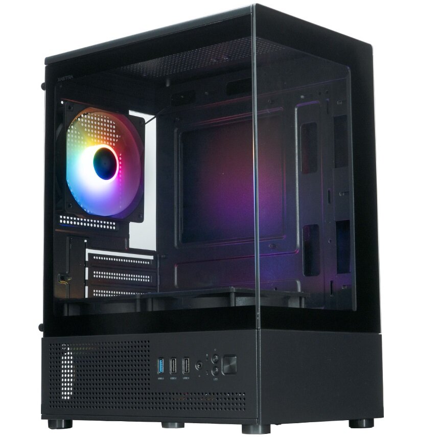 Компьютер Riwer Game FHD Start 3953591 (Intel Core i3-12100F, Xastra AE903 FRGB, Gigabyte H610M K DDR4, 16 Гб D4 3200, 500 Гб M.2 NVMe Gm, GeForce RTX 3050 8 Гб, Windows 11 Pro (Без активации), Xastra Q300 3FRGB Bk, G500W-12EC)