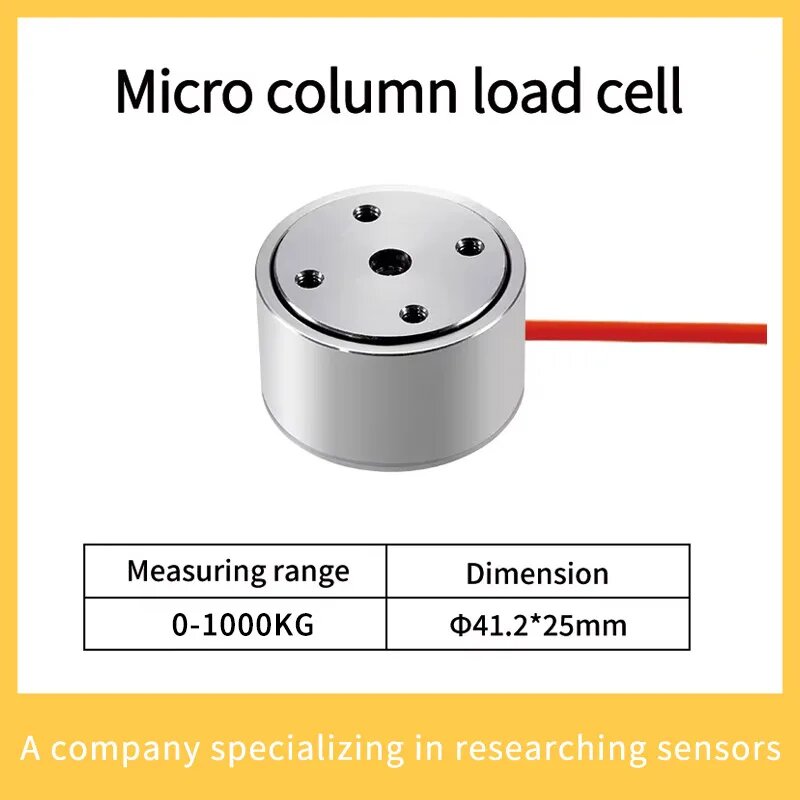 Микроколонный тензодатчик, датчик давления, инструменты для измерения силы сжатия, система роботизированного смысла, датчики взвешивания 0-1000KG