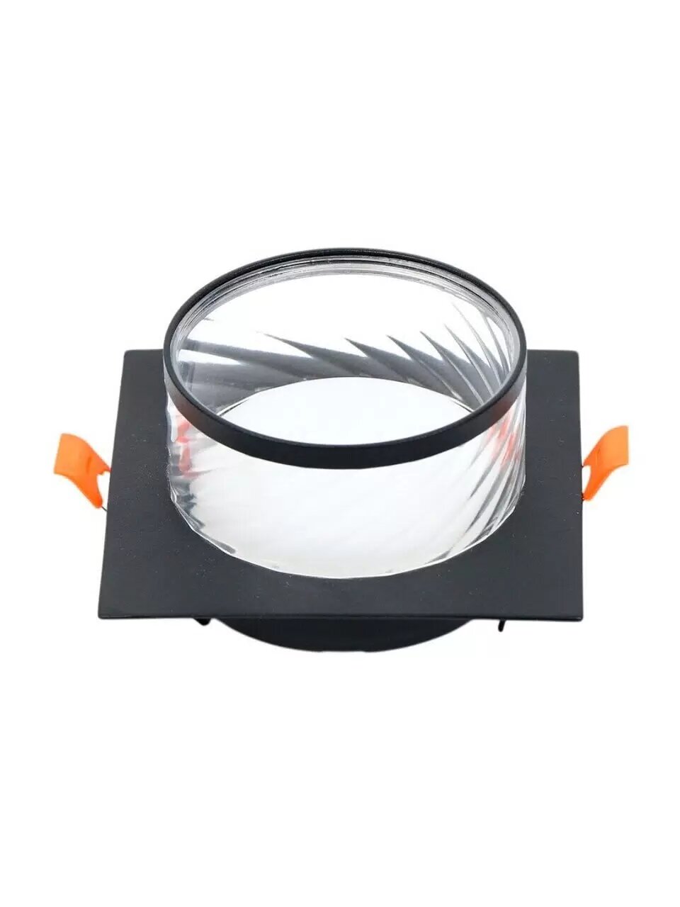 Светильник встраиваемый Элегия, GX53, квадратный, черный, General Lighting Systems, GCL-GX53-H38